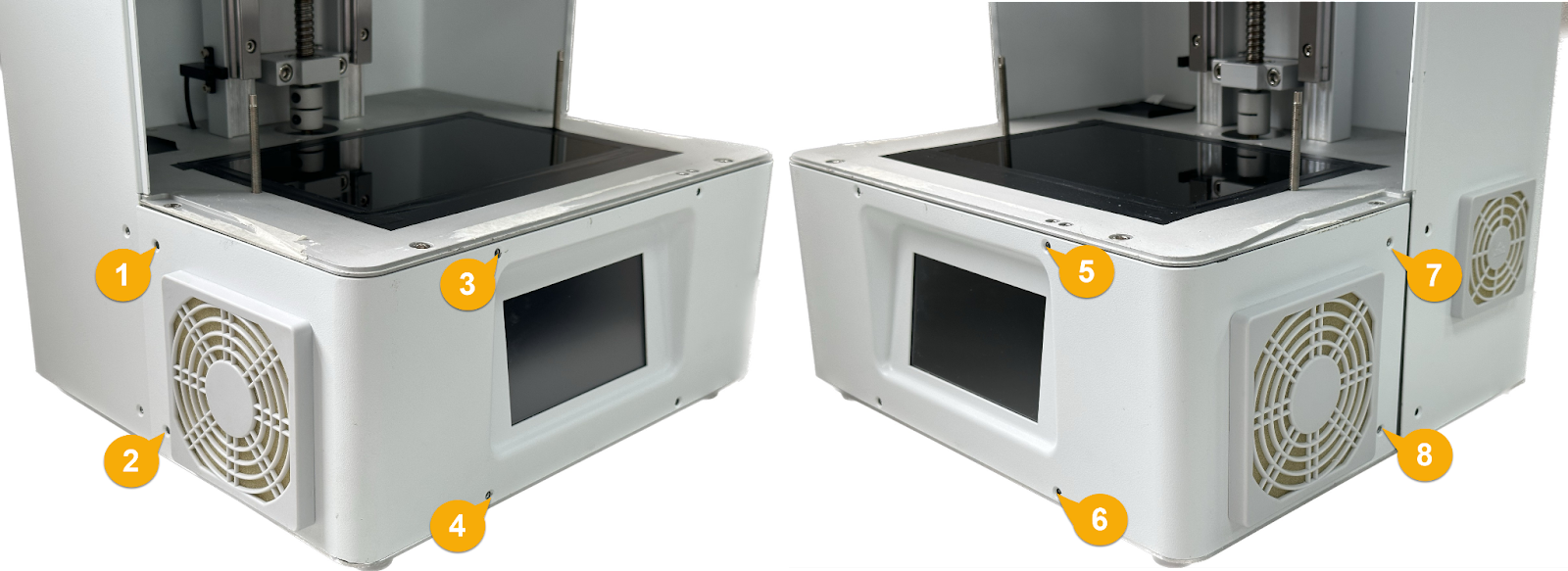 [Sonic XL 4K] Checking the LED – Phrozen Dental Help Center